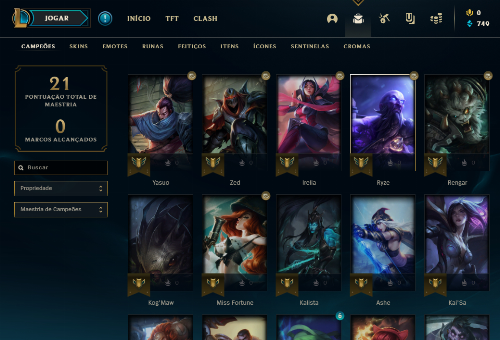 CONTA LOL GOLD 2 PRA VENDER LOGO - League of Legends - Contas - GGMAX