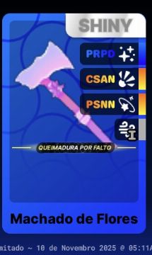 Machado de flores shiny aura:poinson - Roblox - Death Ball - GGMAX