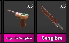 Set Ginger MM2 Murder Mystery 2 - Roblox - Outros jogos Roblox - GGMAX