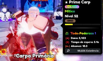 GARP(PRIME CARP)MYTCAL SHINY EVO, - Roblox - Anime Defenders - GGMAX