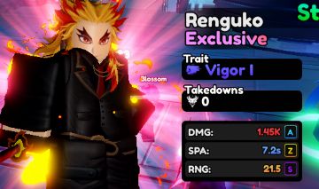 Conta com Shiny Rengoku,16 rengoku e 14 - Roblox - Anime Vanguards - GGMAX