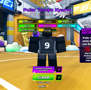 Conta TimeSkip Kyamo (kagoyama) - Roblox - Haikyuu Legends - GGMAX