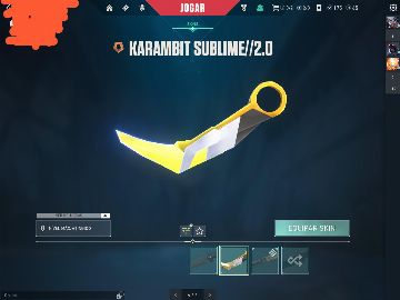 Conta Platina 1 Karambit Sublime, - Valorant - Contas - GGMAX