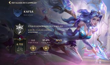 CONTA WILD RIFT COM SKIN DA KAISA E DA - League of Legends: Wild Rift ...