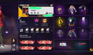 CONTA COM 600 PEITA UMP RUBY CALÇA ANJO - Free Fire - Contas Free Fire ...