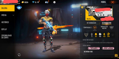 CONTA DE FF - Free Fire - Contas Free Fire - GGMAX