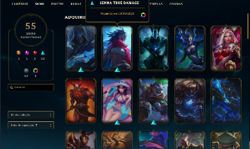 Conta LOL ex diamante com 94 campeões e - League of Legends - Contas ...