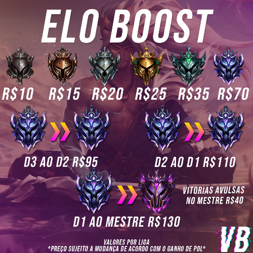 EloBoost, DuoBoost, Coaching Melhores - League of Legends - Serviços e ...