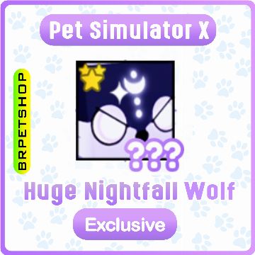 HUGE NIGHTFALL WOLF - PET HUGE - PET - Roblox - Outros jogos Roblox - GGMAX